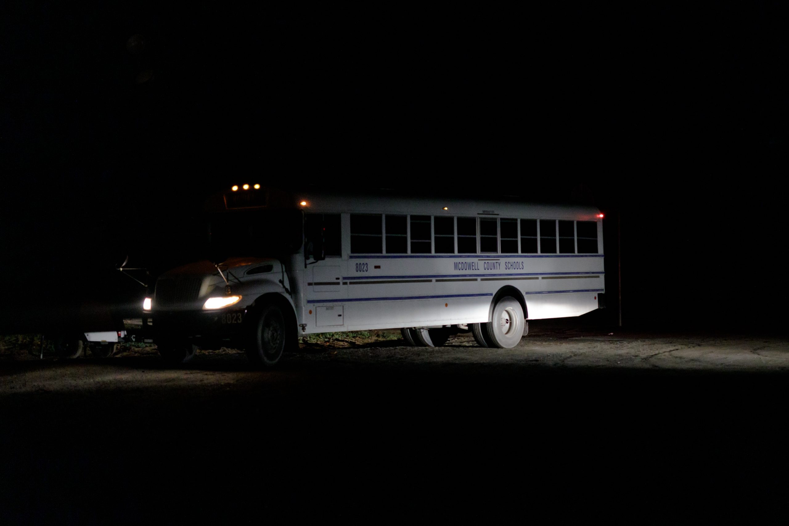 School buses provided by McDowell County Schools helped a hurricane ...